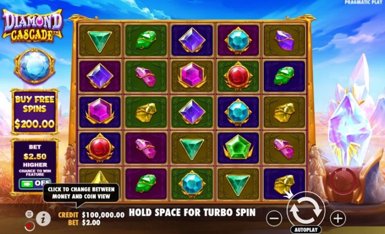 Sparkle with Diamond Cascade: A Glittering Online Slot Experience